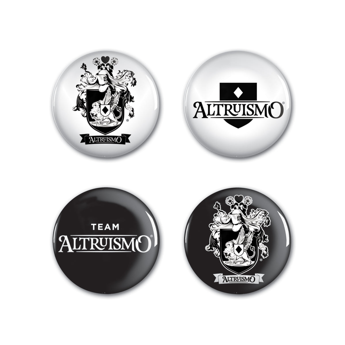 Altruismo House Buttons 4-Pack – The Ron Clark Academy