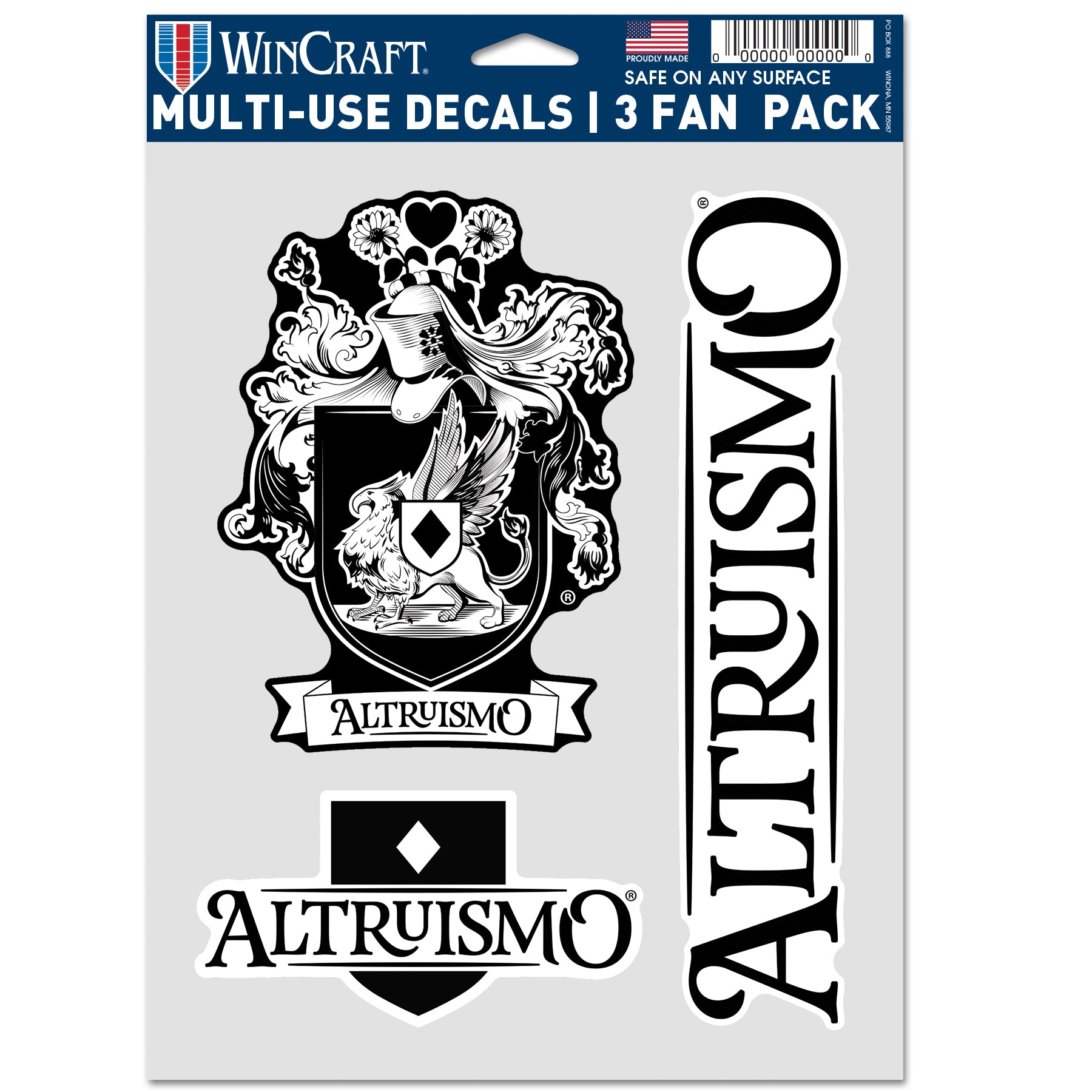 Altruismo House 3-Pack Multi-Use Decal Sheet – The Ron Clark Academy