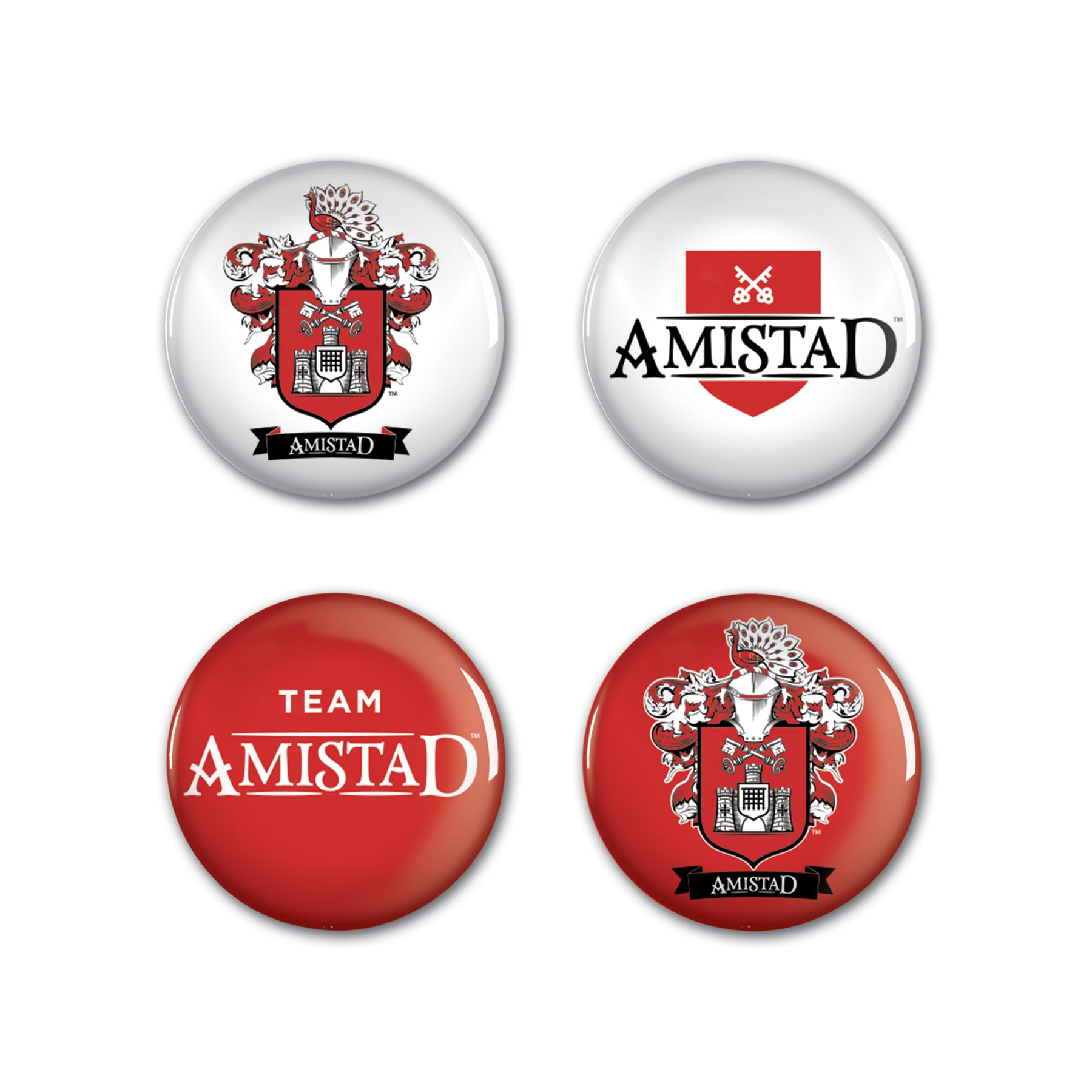 Amistad House Buttons 4-Pack – The Ron Clark Academy