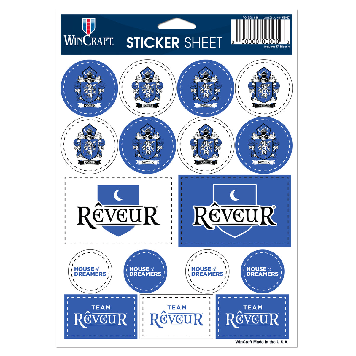 Rêveur House Sticker Sheet – The Ron Clark Academy